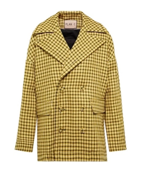 Plan C Houndstooth Wool Blazer