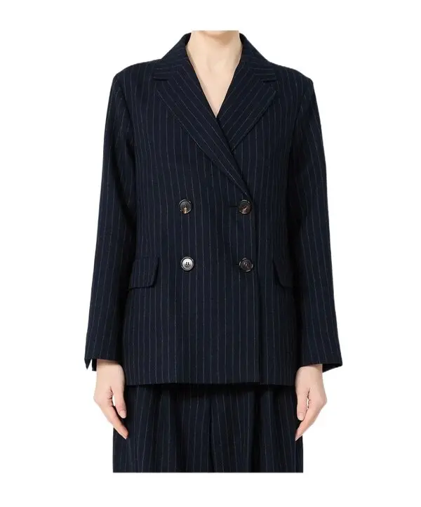 Max Mara Lapel Long-sleeved Suit Jacket