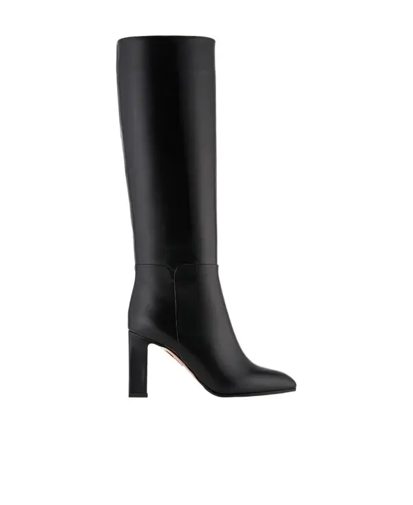 AQUAZZURA Sellier Almond-toe Boots - Black