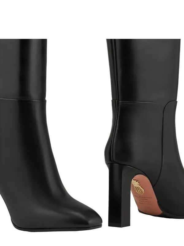 AQUAZZURA Sellier Almond-toe Boots