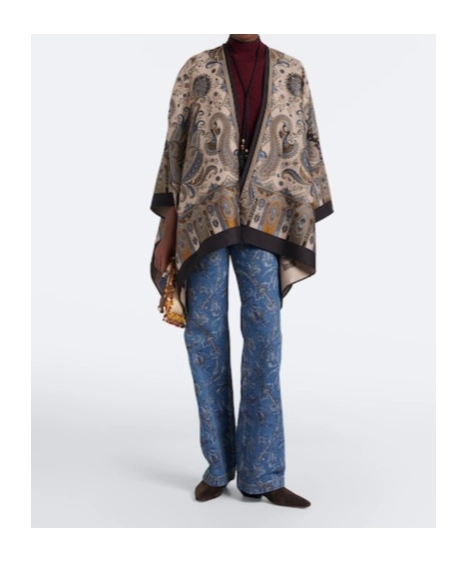 Etro Printed Wide-leg Jeans