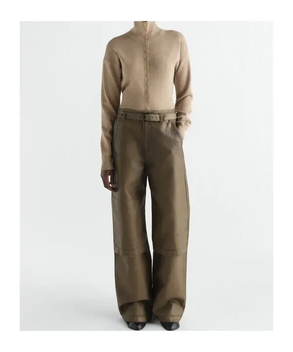 LEMAIRE Buttoned Top In Fine Wool