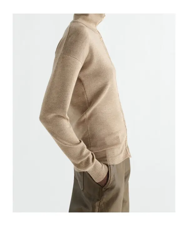 LEMAIRE Buttoned Top In Fine Wool