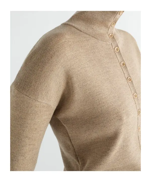 LEMAIRE Buttoned Top In Fine Wool
