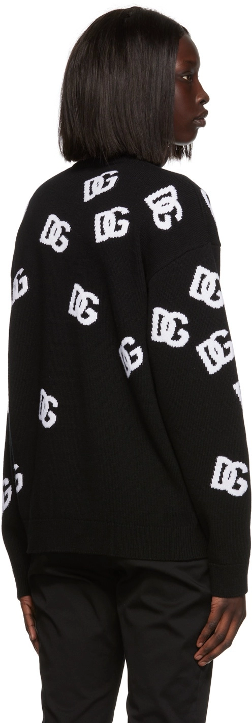 Dolce & Gabbana Dolce Gabbana Dg Intarsia High-neck Jumper