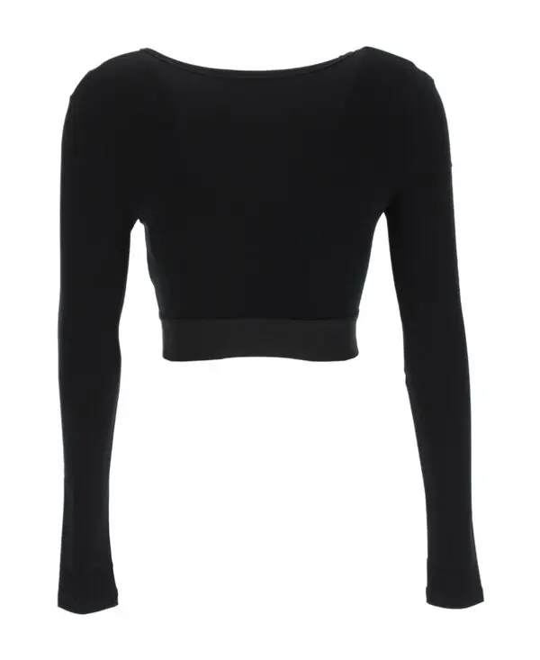 Dolce & Gabbana Cropped Logo-hem Top