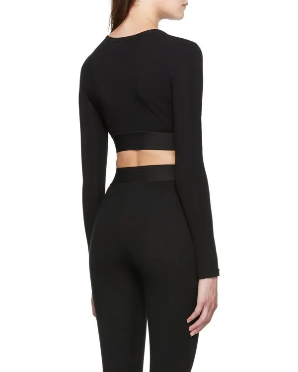 Dolce & Gabbana Cropped Logo-hem Top