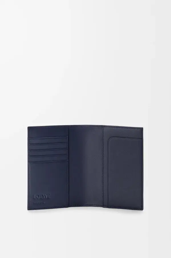 Loewe Anagram Passport Cover In Calfskin