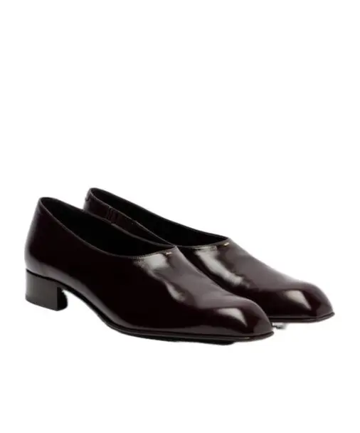 Khaite Colt Leather Loafers