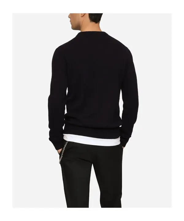 Dolce & Gabbana Dolce Gabbana Dg Essentials Crewneck Knitted Jumper