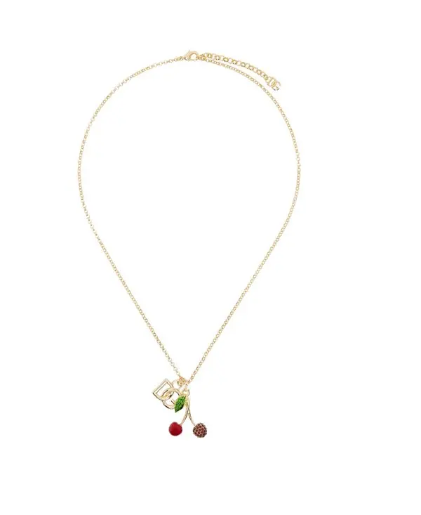 Dolce & Gabbana Logo-charm Polished Necklace