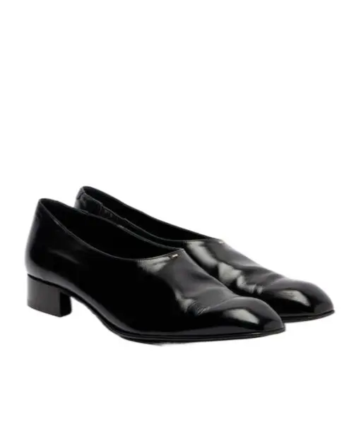 Khaite Colt Leather Loafers