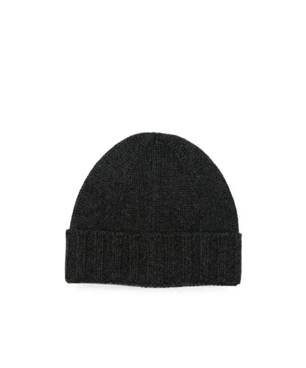D'ANIELLO Ribbed Knit Beanie Hat