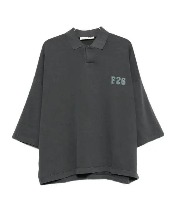 Fear Of God Short-sleeved Polo Shirt - Grey