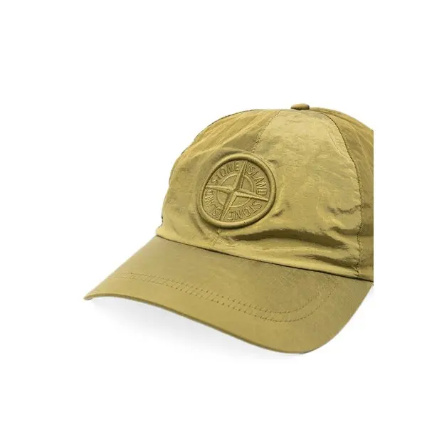Stone Island Compass Baseball Cap - Olive Green