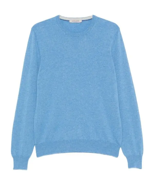 D'ANIELLO Crew Neck Long Sleeve Fine Knit Sweater