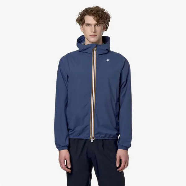 K-WAY Logo Printed Hooded Zip Jacket