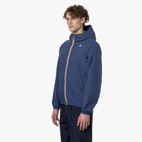 K-WAY Logo Printed Hooded Zip Jacket