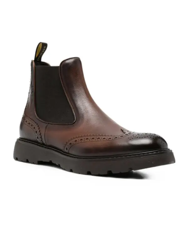 DOUCAL'S Round-toe Chelsea Boots - Black