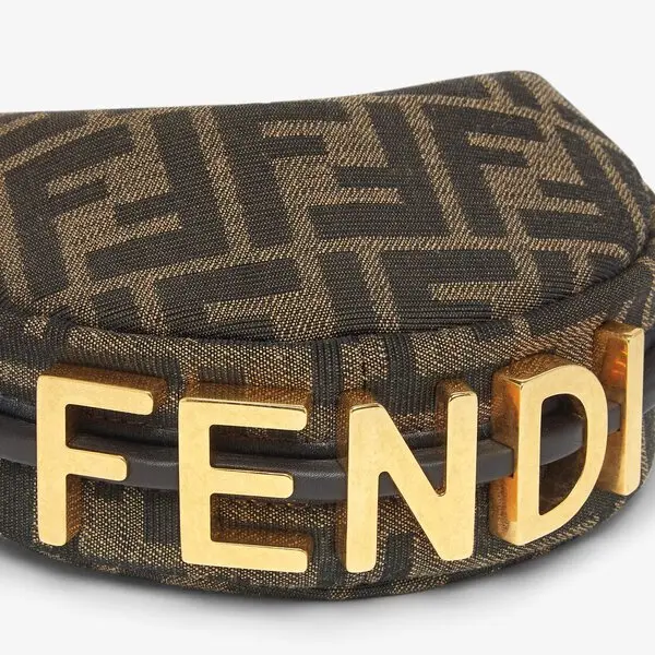 Fendi Nano Fendigraphy Logo Jacqaurd Tote Bag