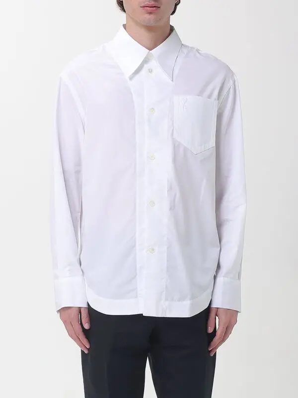 AMI Paris Classic Poplin Shirt - White