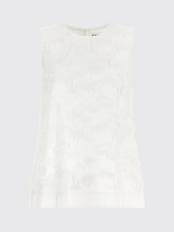 PAROSH Embellished Sleeveless Top