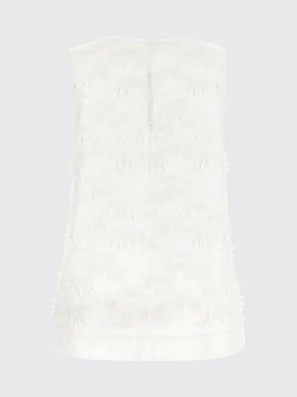 PAROSH Embellished Sleeveless Top