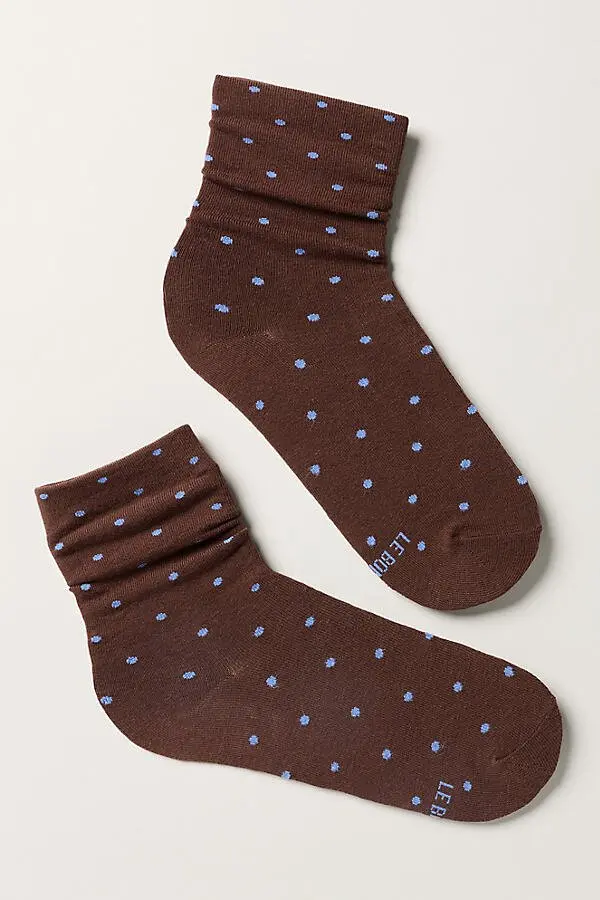LE BON SHOPPE Crew Socks - Burgundy