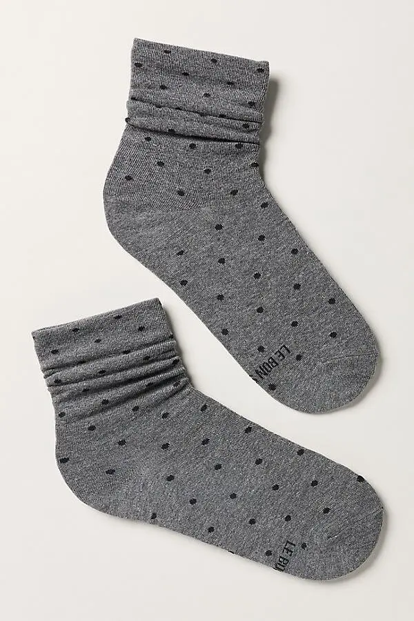 LE BON SHOPPE Sneaker Crew Socks - Charcoal/black