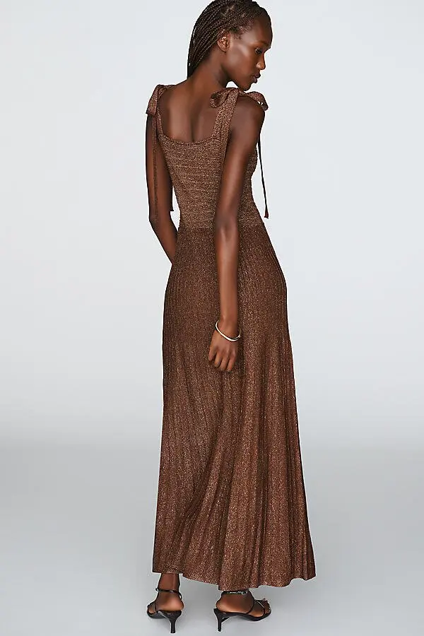 Endless Rose Square-neck Midi Dress