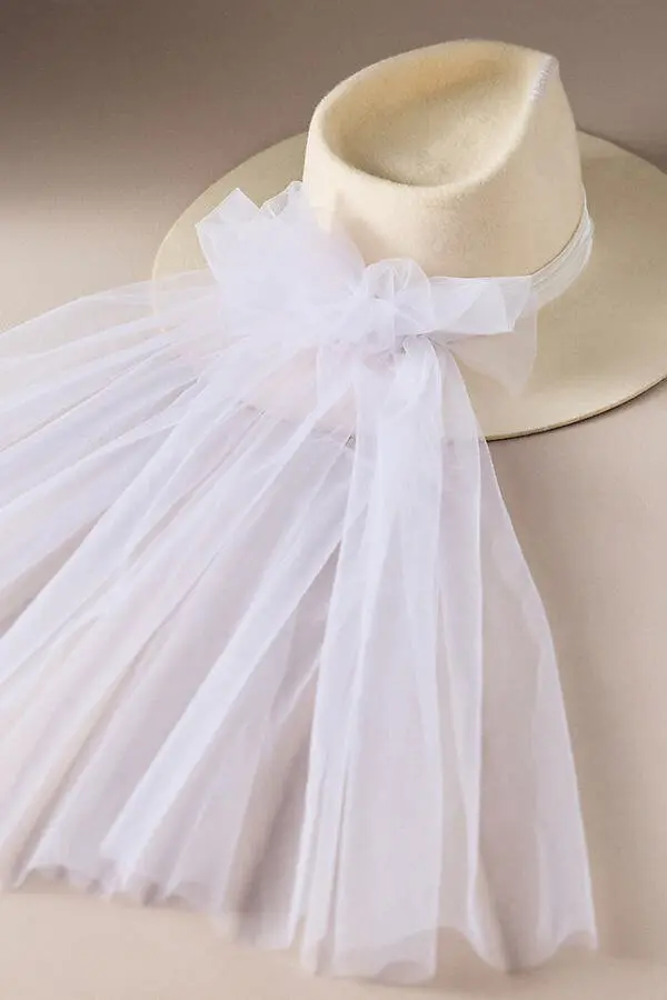 Anthropologie Meshika Veil Fedora