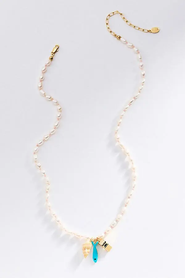 Clare V. Freshwater Pearl Necklace - Multi