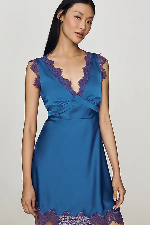 RMN Esme Lace-trim Mi Dress