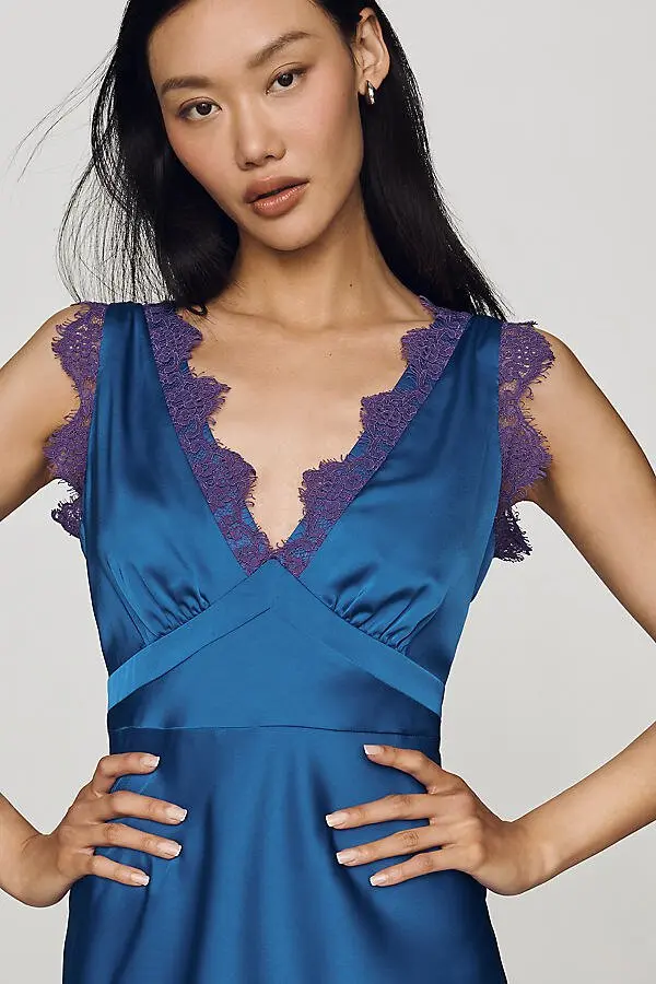 RMN Esme Lace-trim Mi Dress