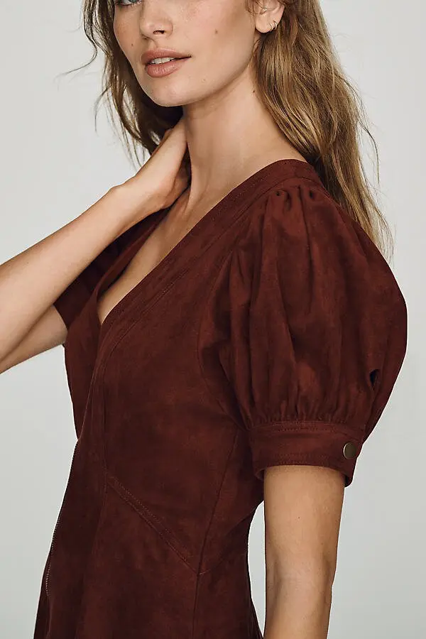 PILCRO Calder Dress - Burgundy