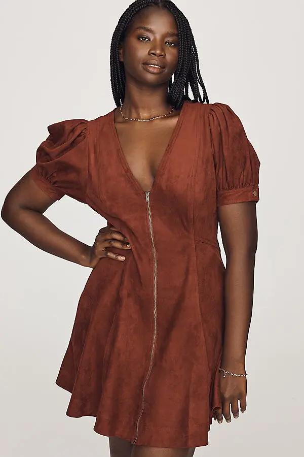 PILCRO Calder Dress - Burgundy