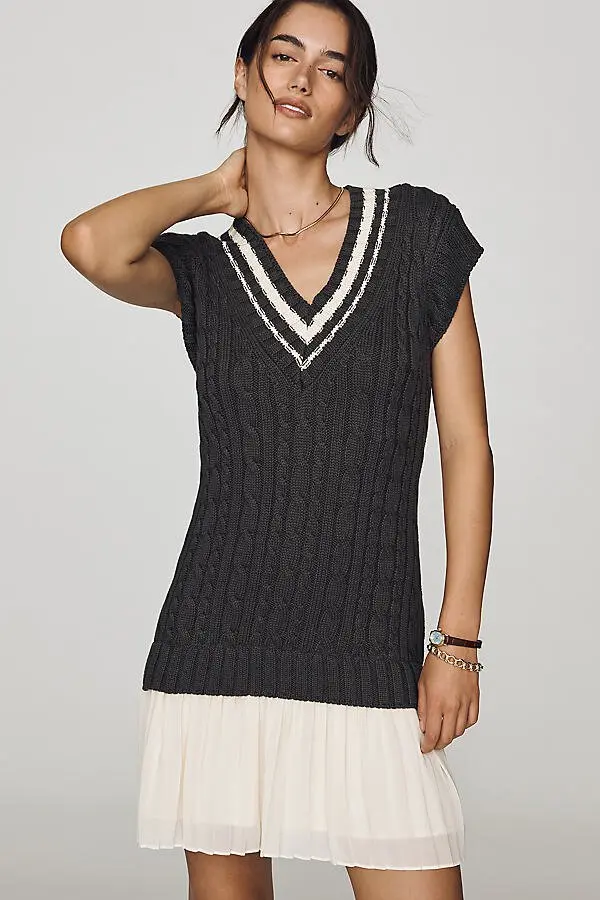 Maeve Twofer Sweater Mi Dress