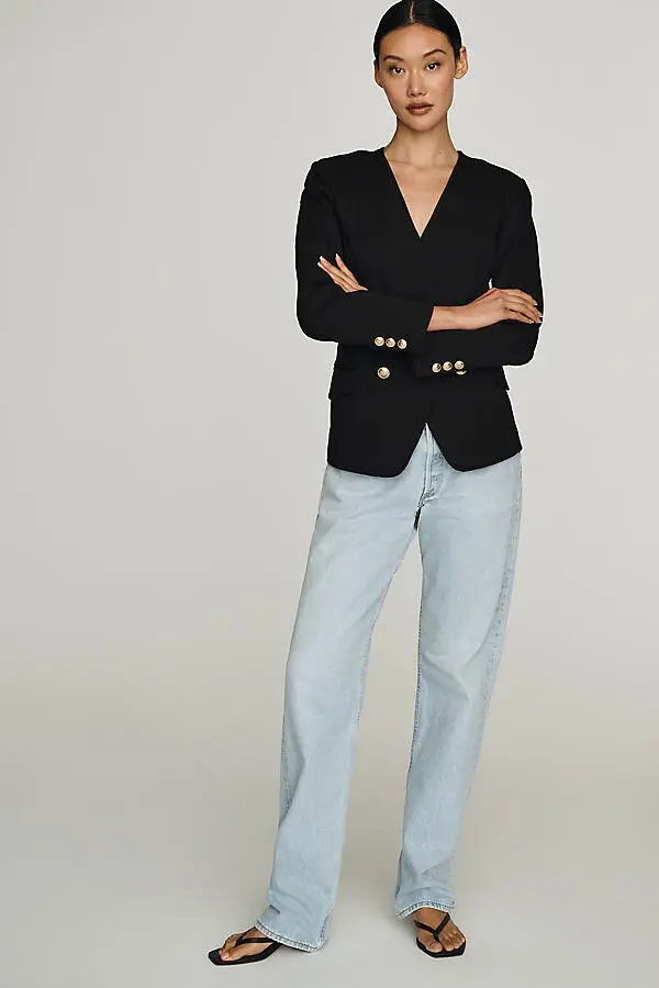 Maeve Tailored Blazer Jacket