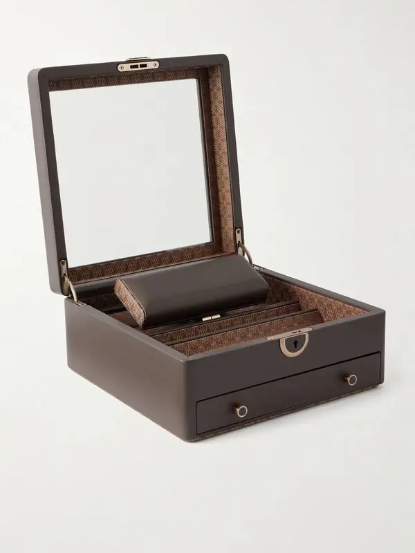 Wolf Earth' Watch Box - Brown