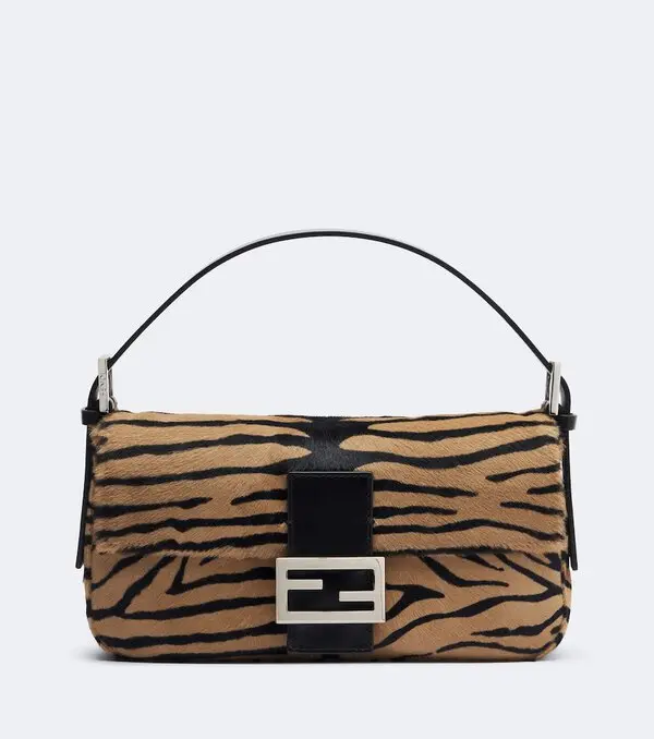 Fendi Baguette® 26424 Calf Hair Shoulder Bag