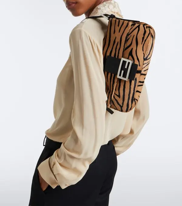 Fendi Baguette® 26424 Calf Hair Shoulder Bag