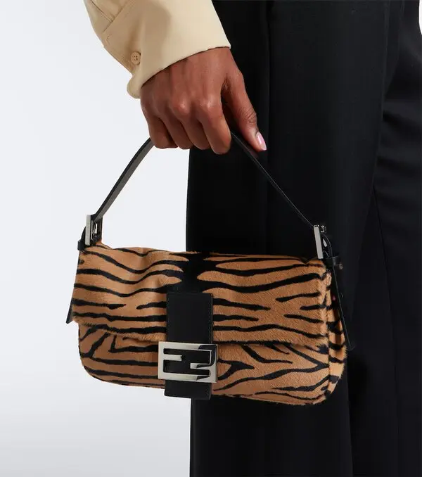 Fendi Baguette® 26424 Calf Hair Shoulder Bag