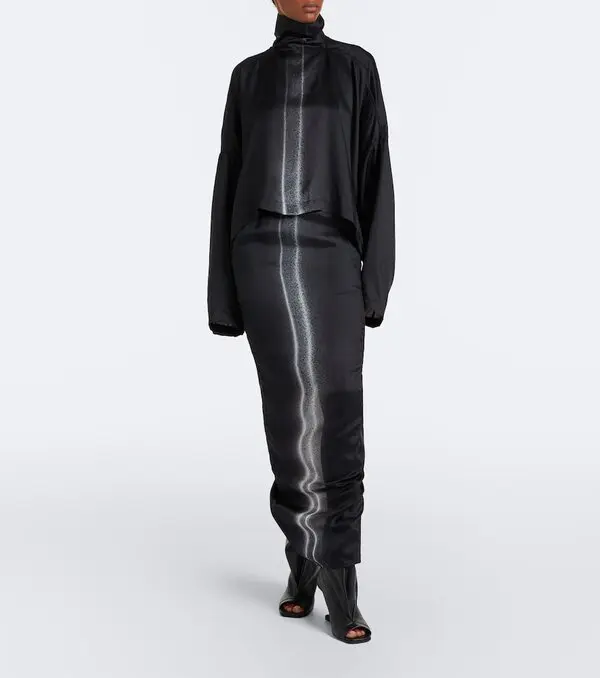 Rick Owens Jumbo Printed Cropped Top