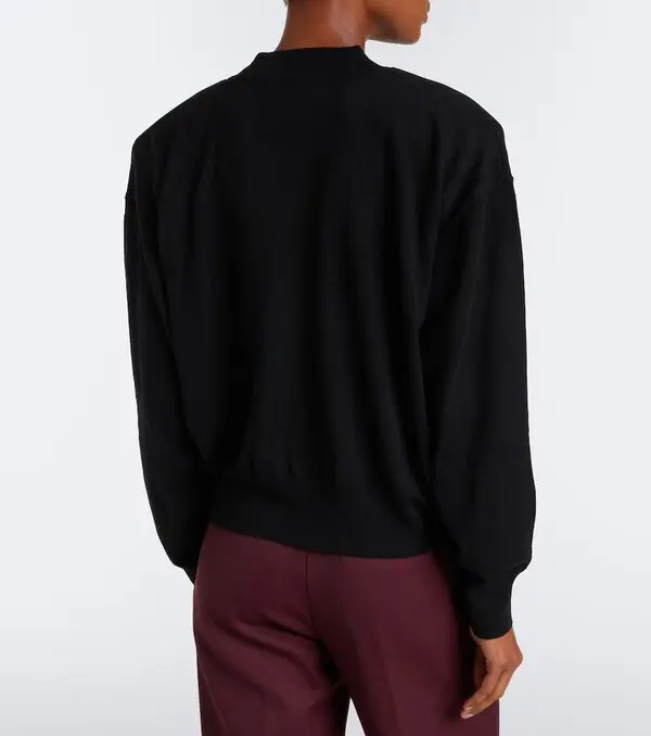 THE FRANKIE SHOP Wool-blend Sweater - Black
