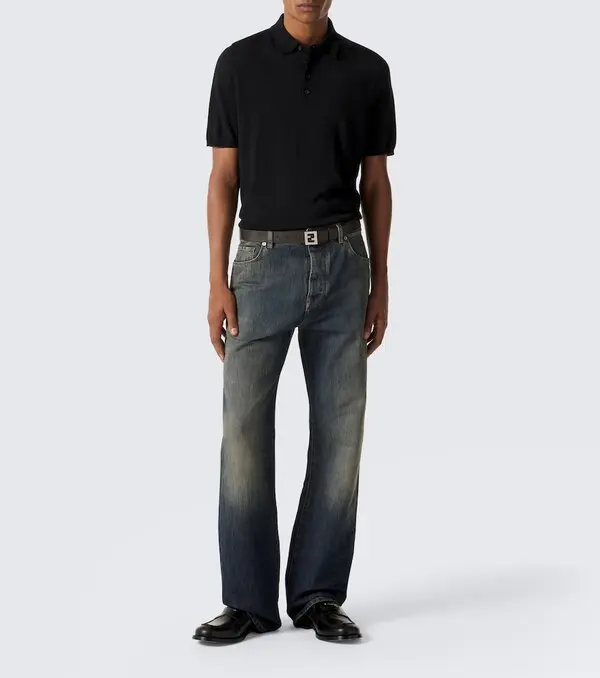 Fendi Wool Polo Sweater