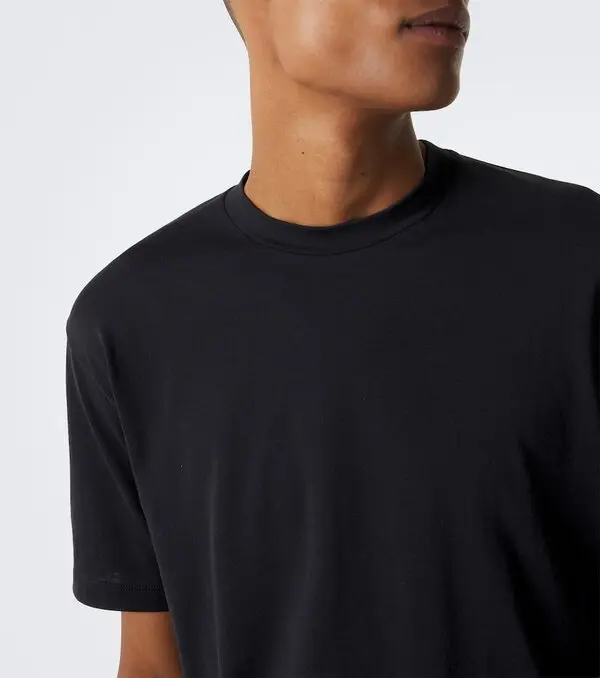 Fendi Logo Cotton Jersey T-shirt