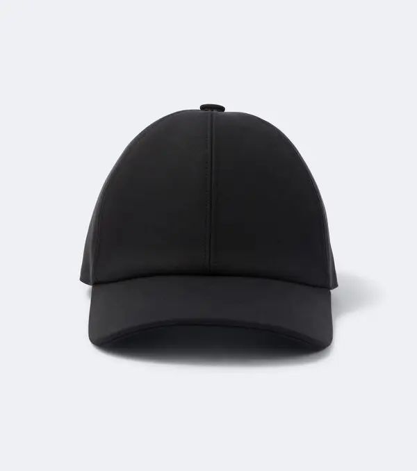Fendi Cotton Baseball Cap - Black