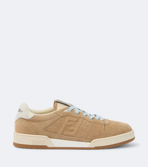 Fendi Match Suede Sneakers