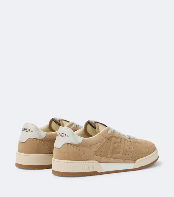 Fendi Match Suede Sneakers