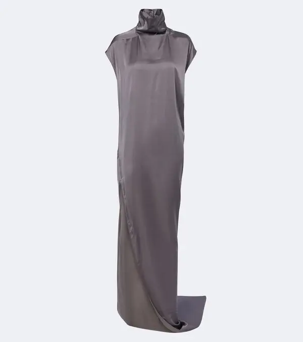 Rick Owens Edfu Ruched Jersey Gown